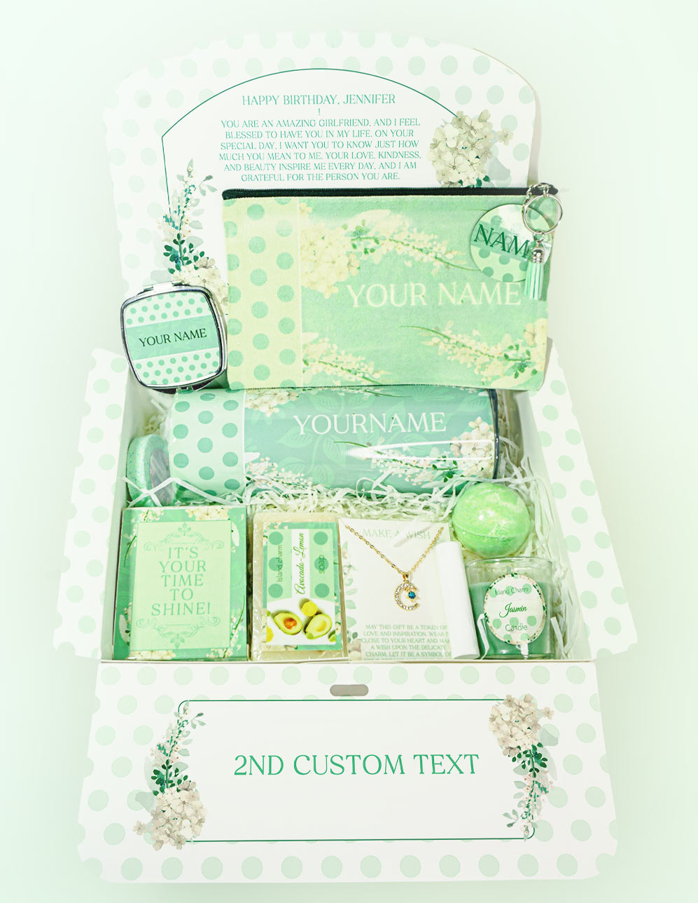 Green Birthday Present Box